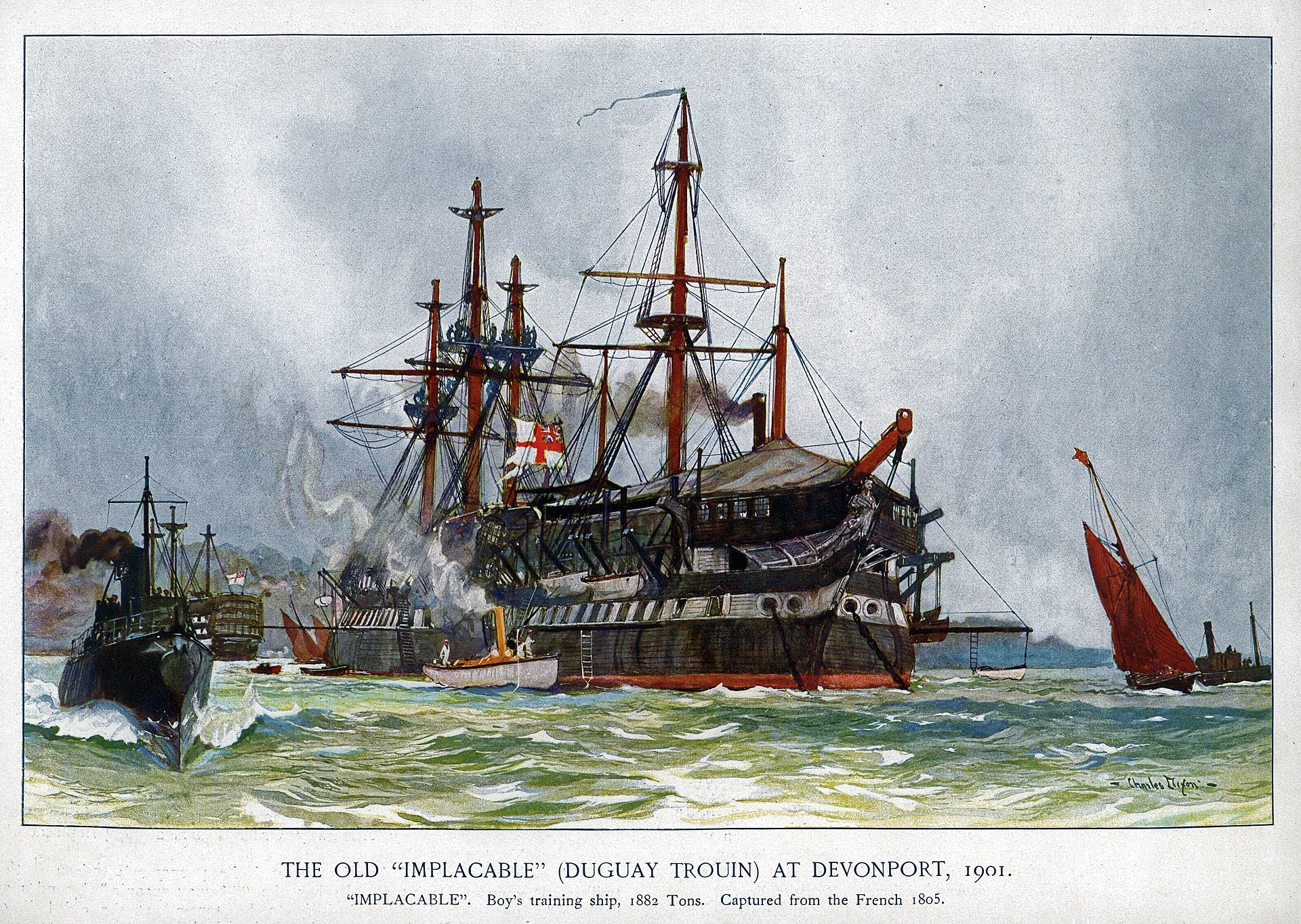 HMS Implacable - The Ship That Served In The Battle Of Trafalgar And WWII